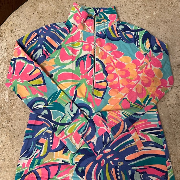 Lilly Pulitzer | Tops | Lilly Pulitzer Quarter Zip | Poshmark